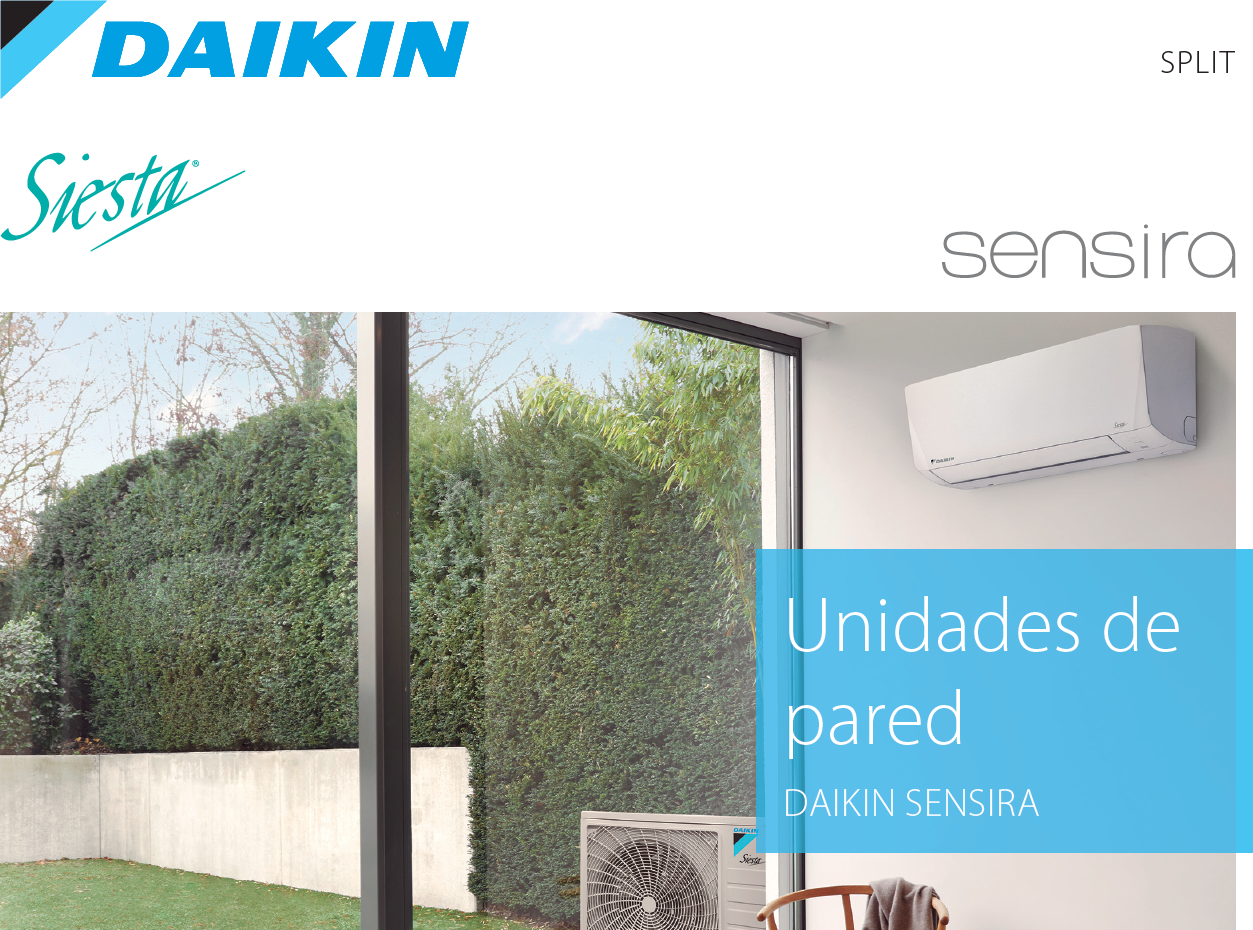 Aire Acondicionado SIESTA DAIKIN SENSIRA | Confort Eficiente y Diseño Discreto